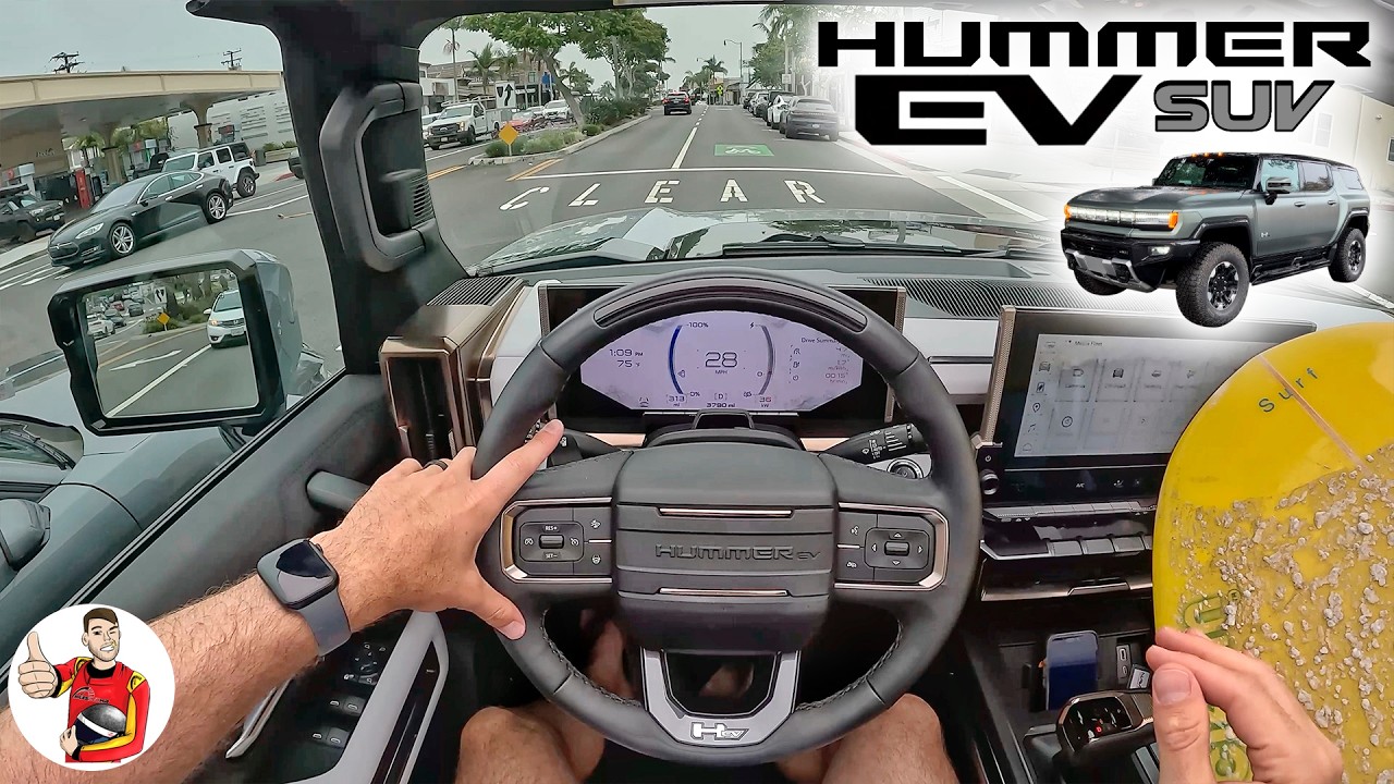 What's it Like to Live with a GMC Hummer EV SUV (POV) - YouTube