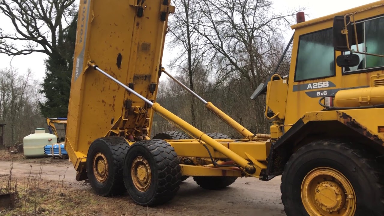 Volvo A25B dumper 6x6 - YouTube