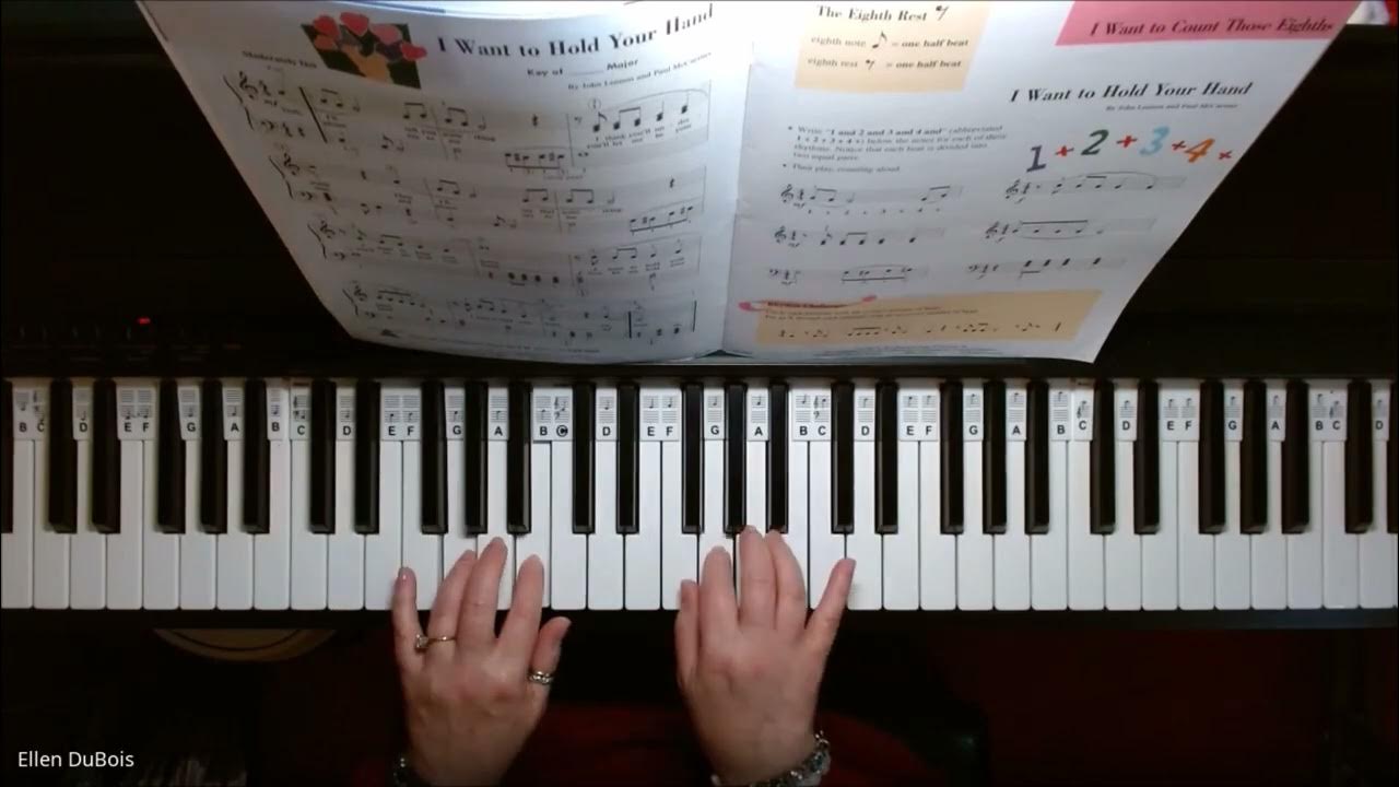 Beginner Beatles on Piano! I Want To Hold Your Hand, Piano Adventures ...