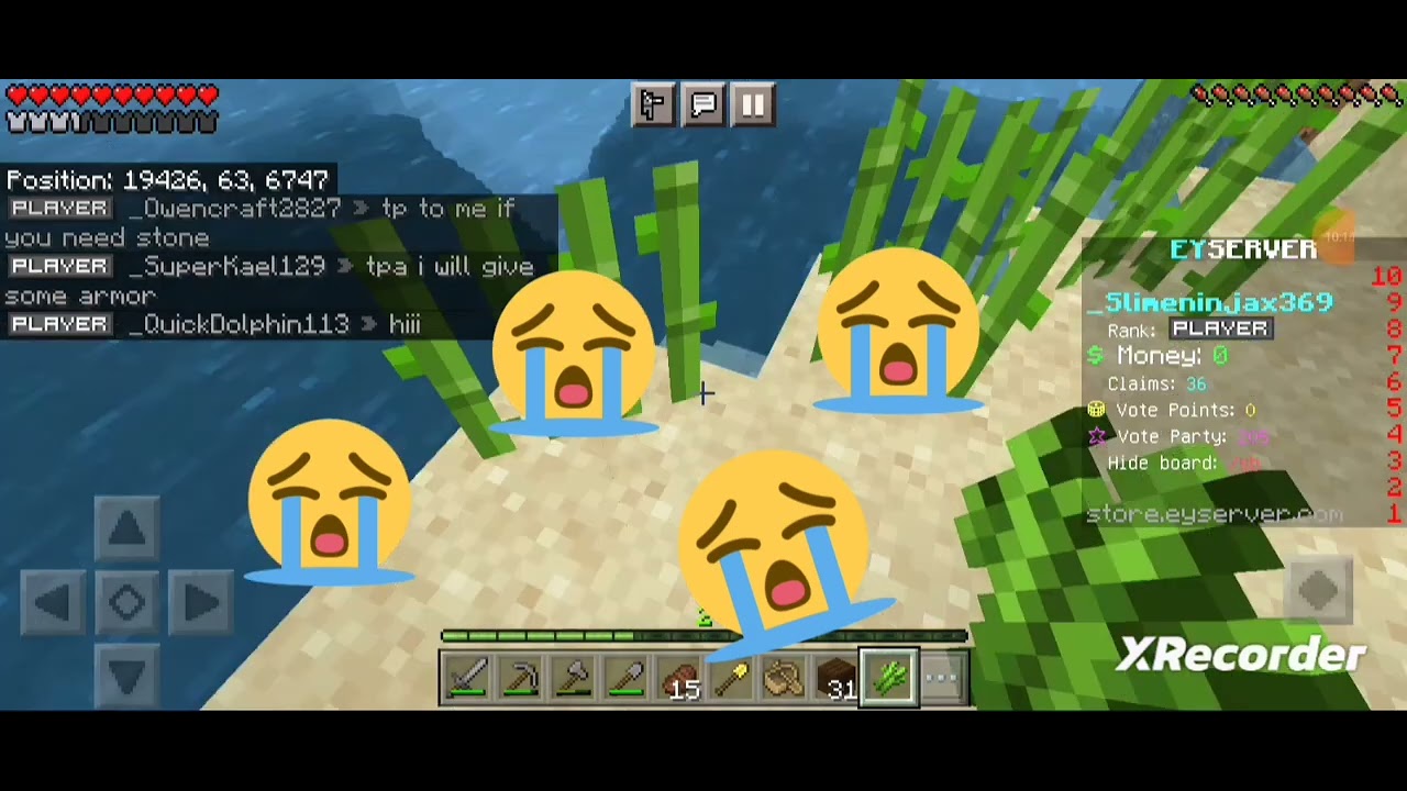 I played on the EYserver pt.1🌊 - YouTube