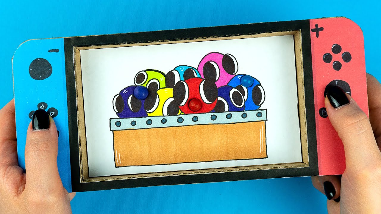 Drawing LOOKIES for Cardboard Game 😈 RAINBOW FRIENDS chapter 2 - YouTube