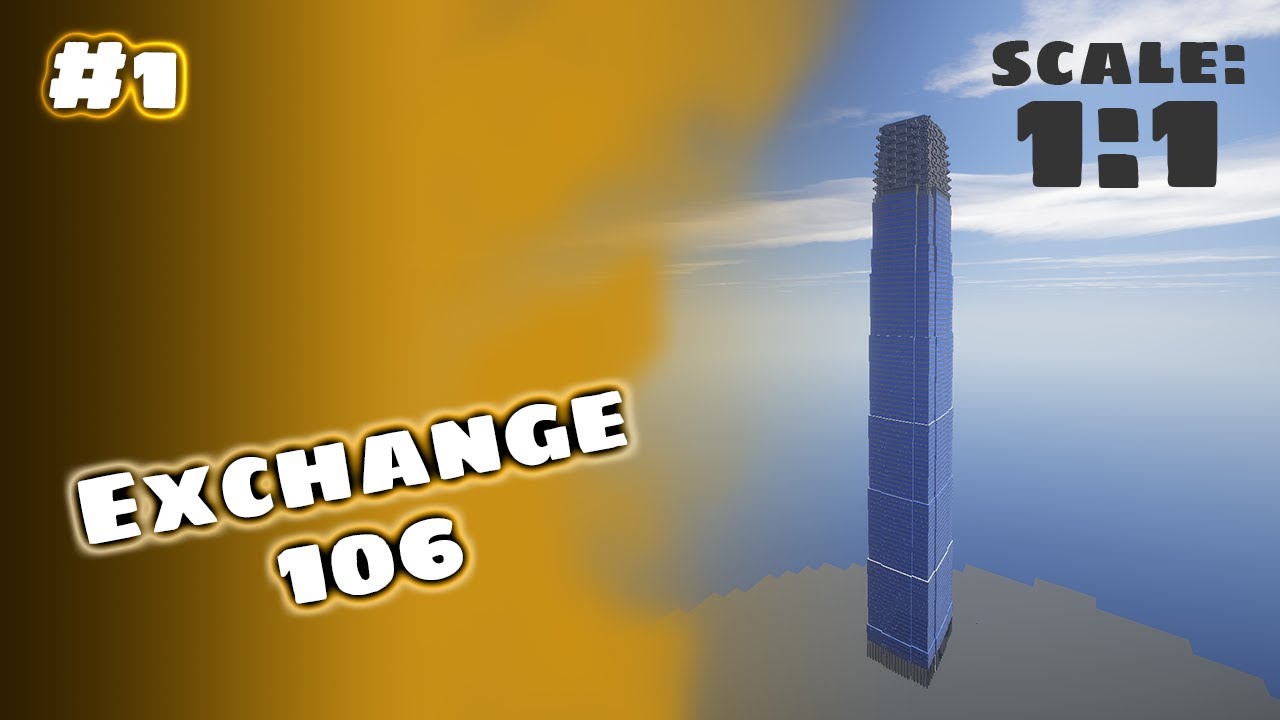 How to build The Exchange 106 on a 1:1 scale - Minecraft Tutorial - YouTube