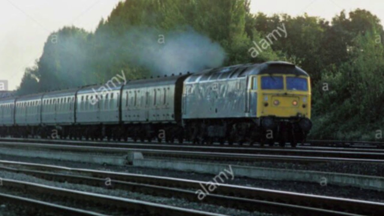 Class 47 in the Polmont Rail Disaster, 1984 - YouTube