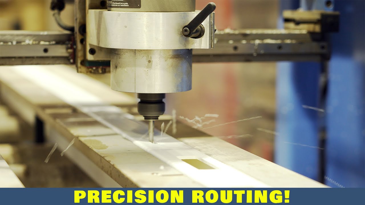 How We Custom-Make All Of Our Vinyl Fencing With Our CNC Router - YouTube