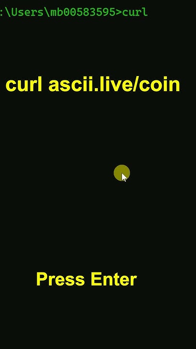 curl ascii live coin | #curl ascii.livet#curl ascii.live/rick#curl ascii.live all commands# ...