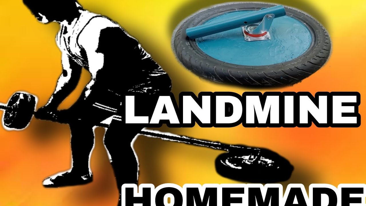 DIY Homemade Landmine Attachment | Barbell to landmine | DIY Gym ...