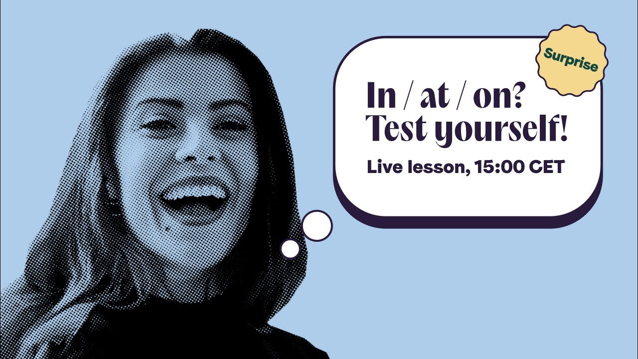 Test yourself: in, on or at? - YouTube
