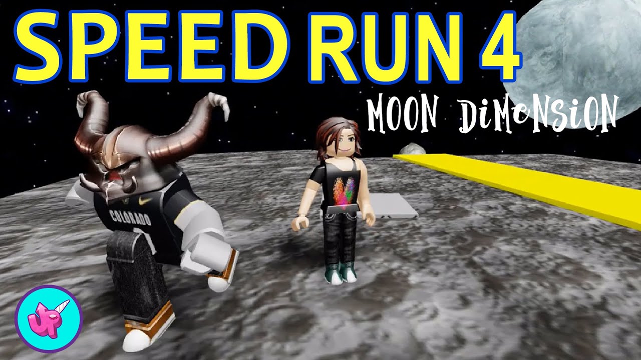 RUNNING ON THE MOON - Roblox Speed Run - YouTube