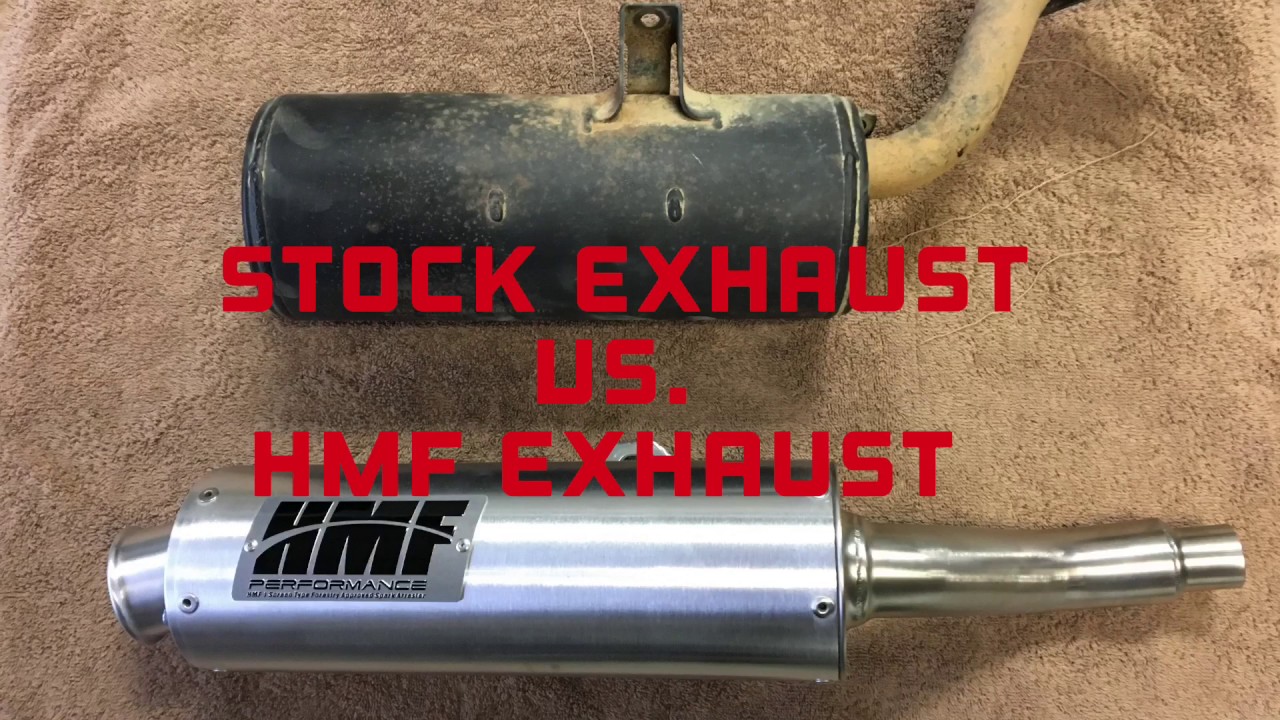 Hmf Performance Series Exhaust Raptor 250 - YouTube