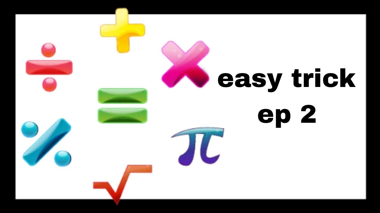 Maths Integer Trick Ep 2 Youtube 8642