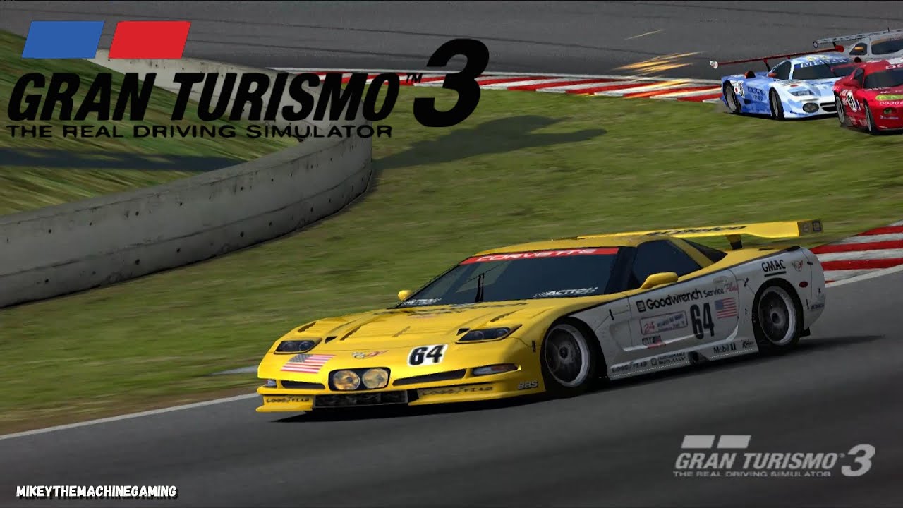 Gran Turismo 3 - Chevrolet Corvette C5-R Gameplay (Arcade Race 2 ...