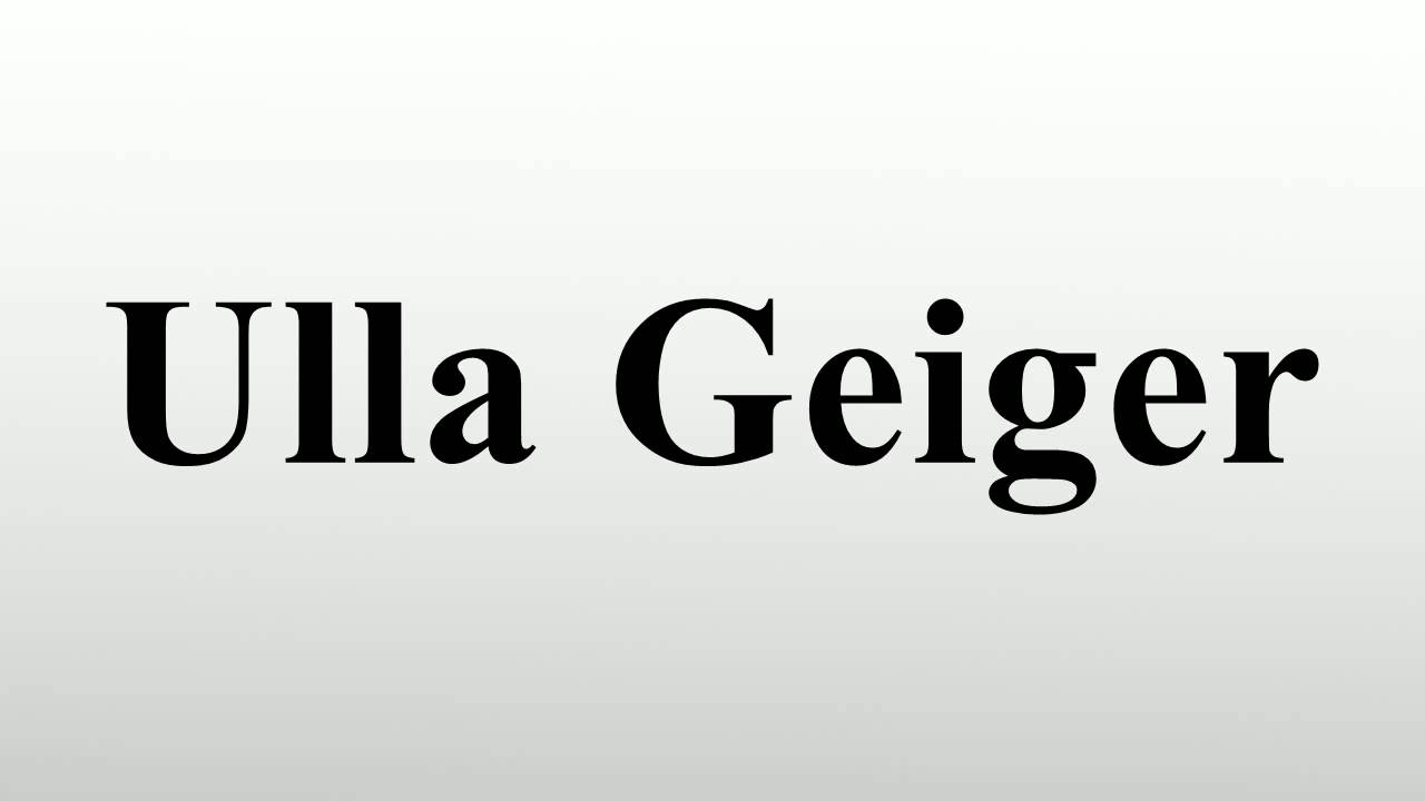 Ulla Geiger - YouTube