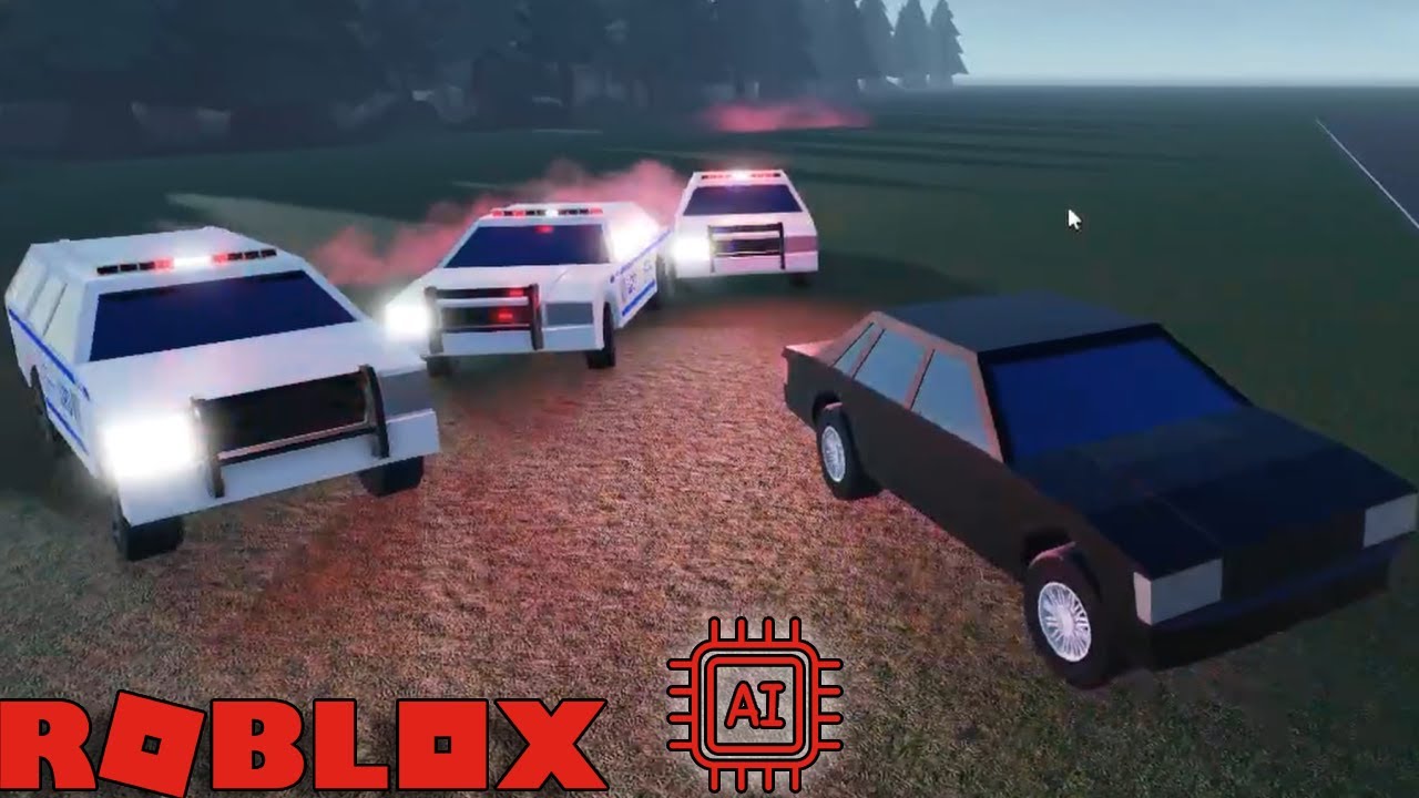 ROBLOX AI POLICE CHASE! - YouTube