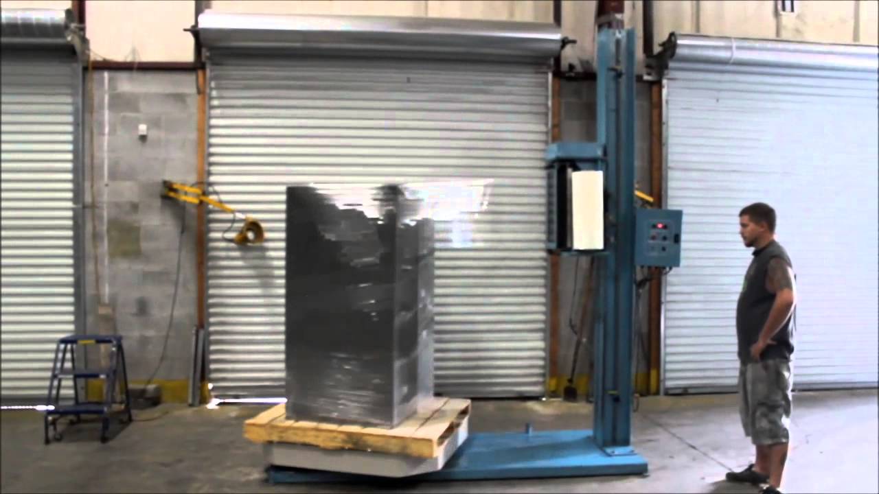 COUSINS 2100 SEMI AUTOMATIC STRETCH WRAPPER, - YouTube