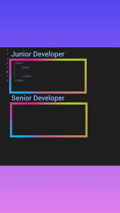 Junior Developer vs Senior Developer | Corporate Life | Coding Life #shorts #viral #code - YouTube