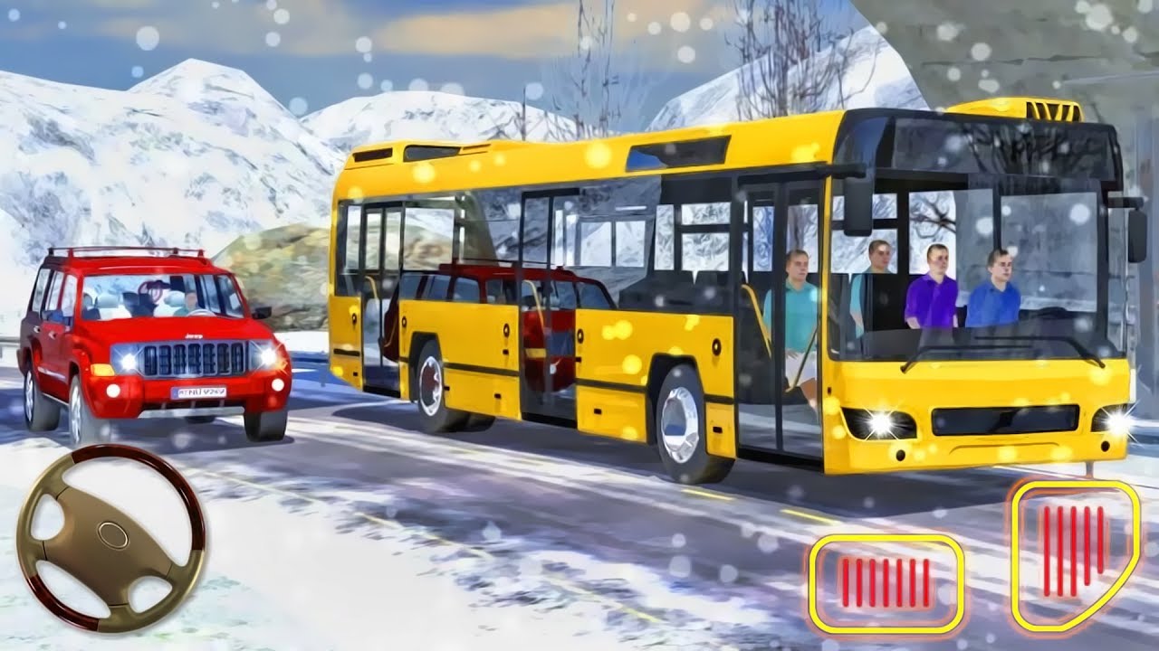 Coach Driver Snow Simulator - Offroad Real Winter Tourist Bus | Android ...