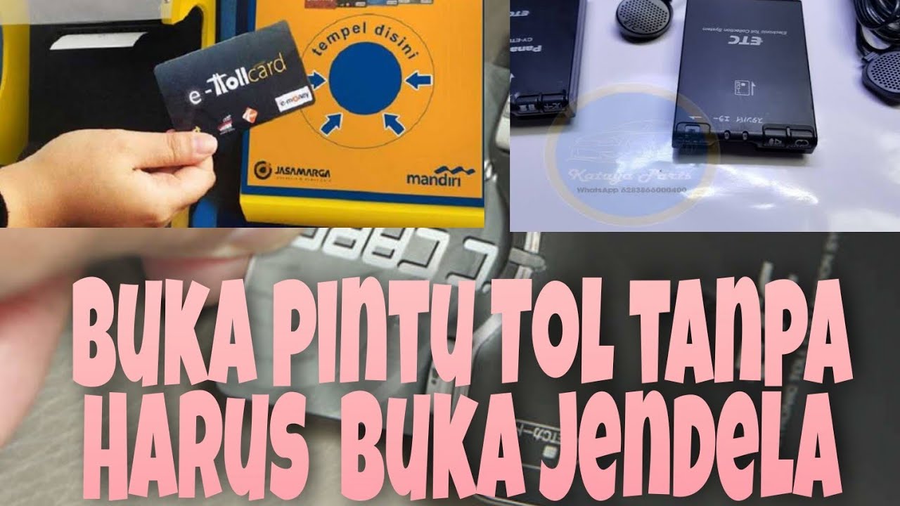 RFID Buka Gerbang Tol tanpa Harus Buka jendela (Gerbang Tol otomatis ...