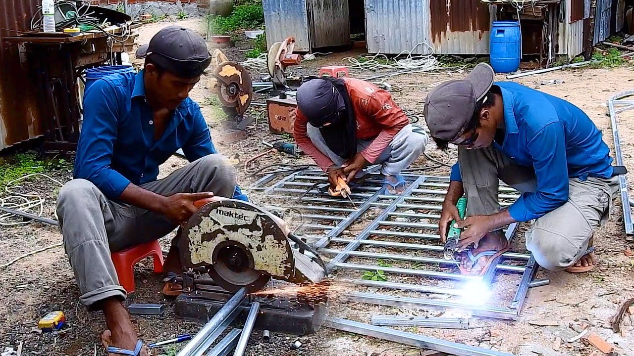 Interesting welding video About how to window welding - YouTube