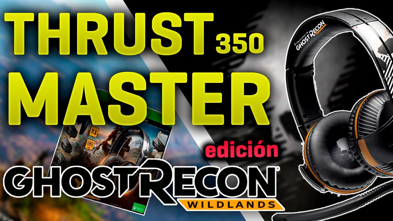 Unboxing | Headsets Thrustmaster Y-300CPX Edicion Ghost Recon Wildlands ...