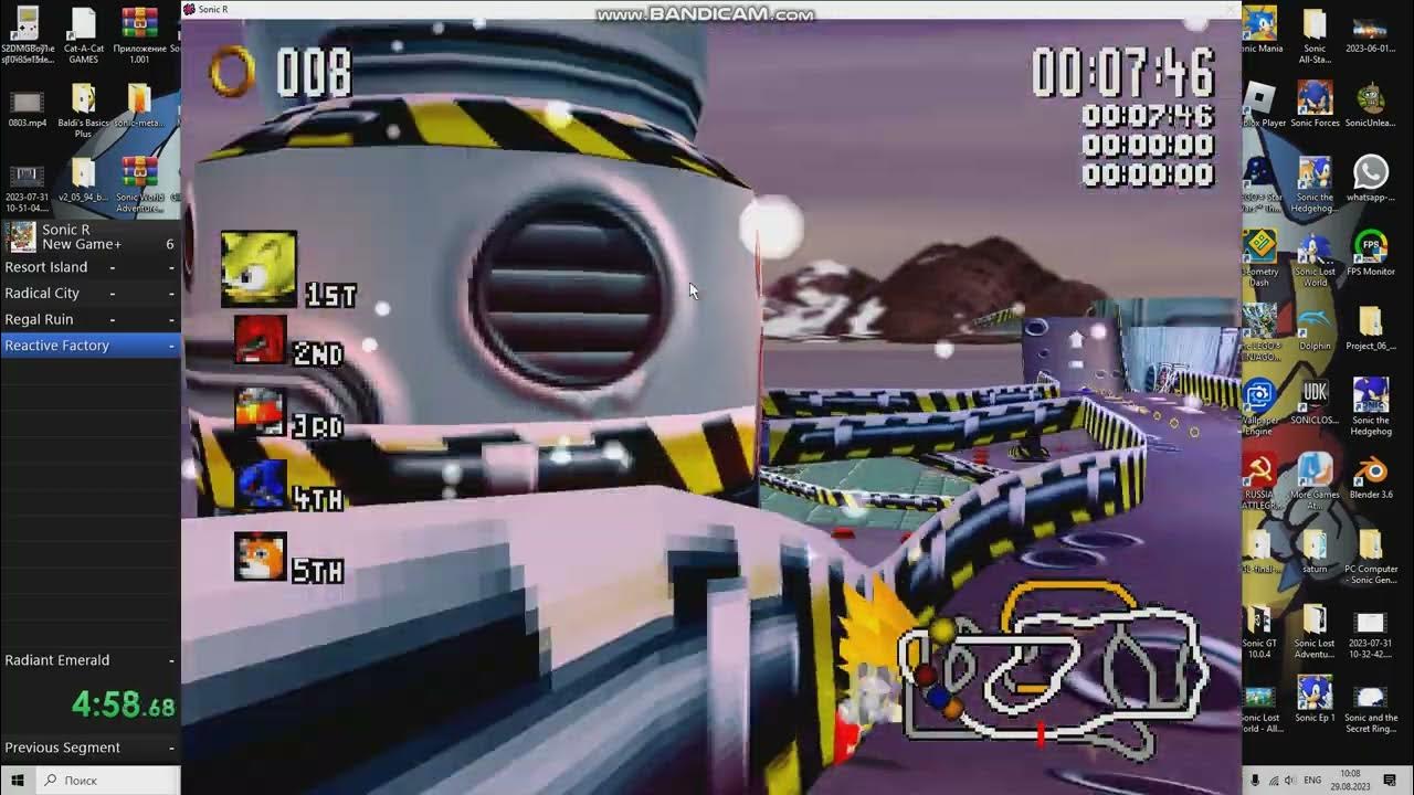 Sonic R speedrun 9min 8sec - YouTube