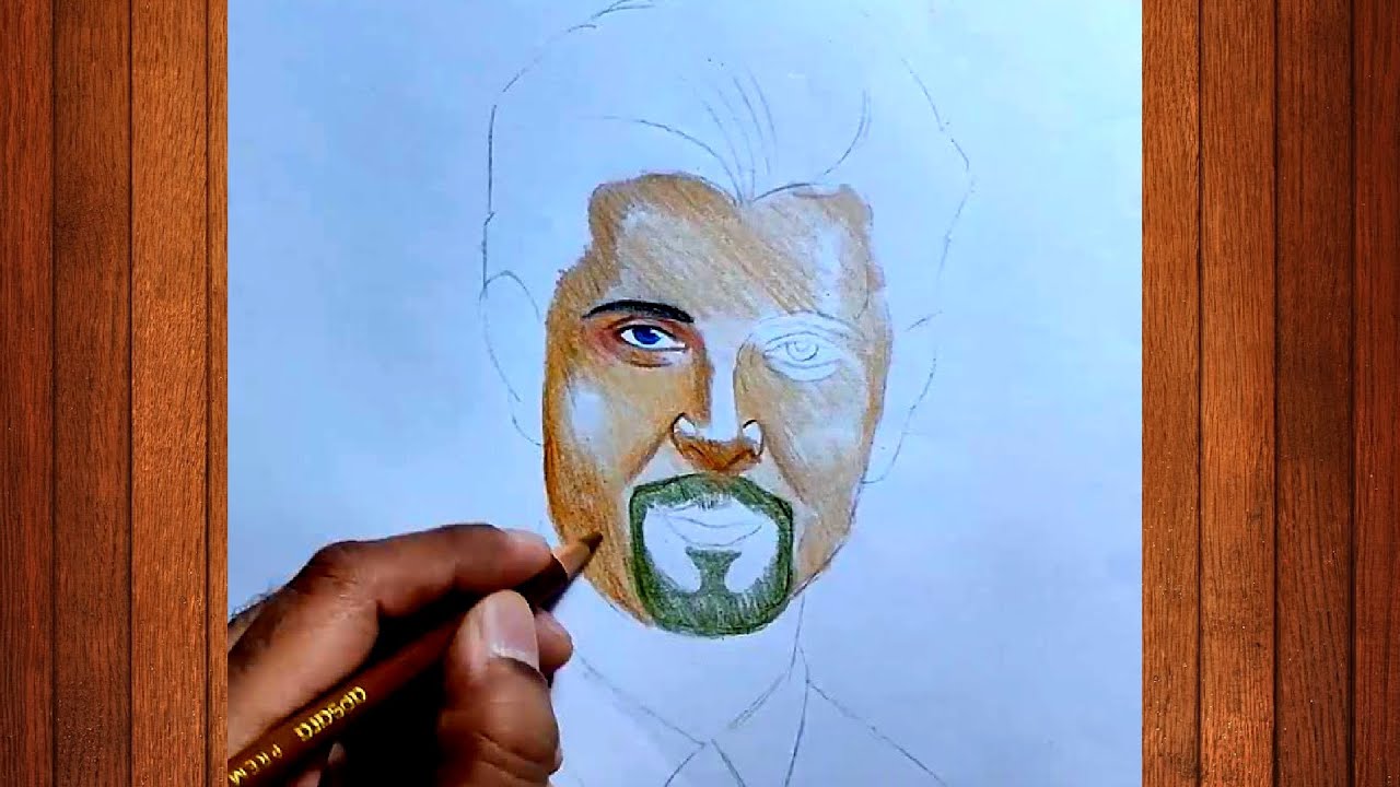 Draw Hrithik Roshan Face Pencil Drawing Bollywood Hero Drawing - YouTube