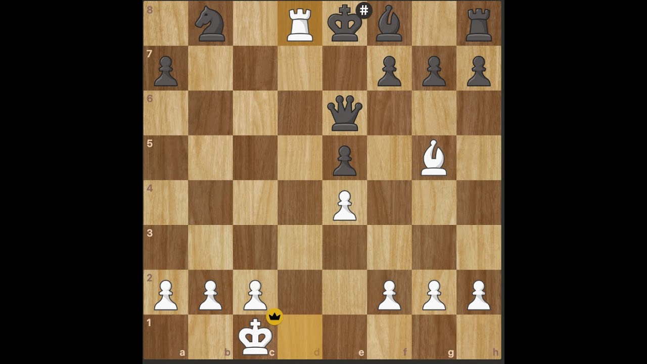 What is Opera mate in chess? - YouTube