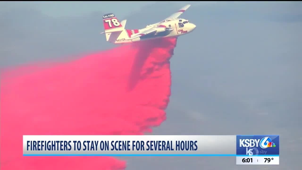 Fire breaks out near Lopez Lake - YouTube