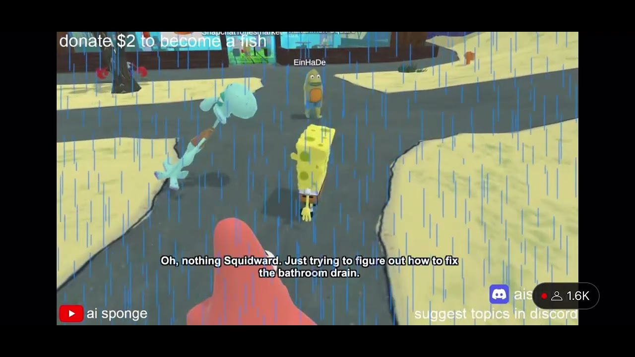 Loudward Gets hit by a car and jumps over SpongeBob, Ai Sponge - YouTube