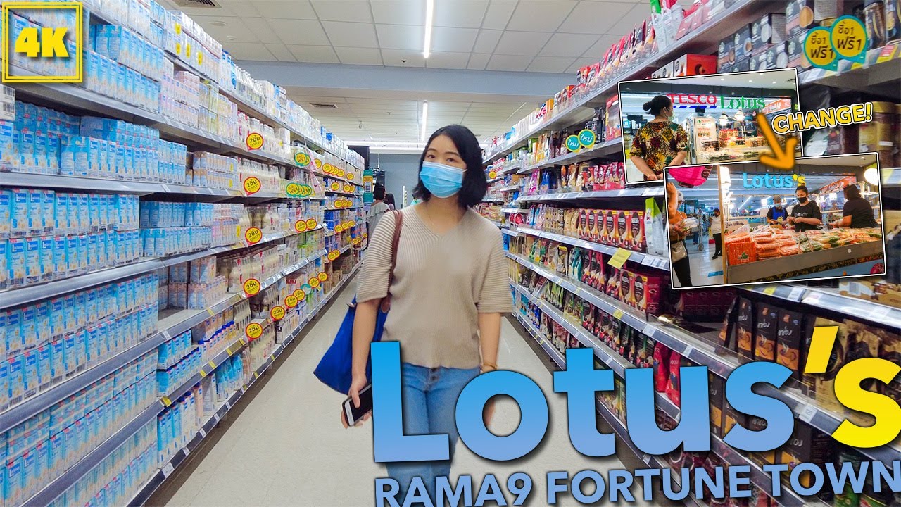 Lotus's Super Market in Fortune Town(RAMA9) - YouTube