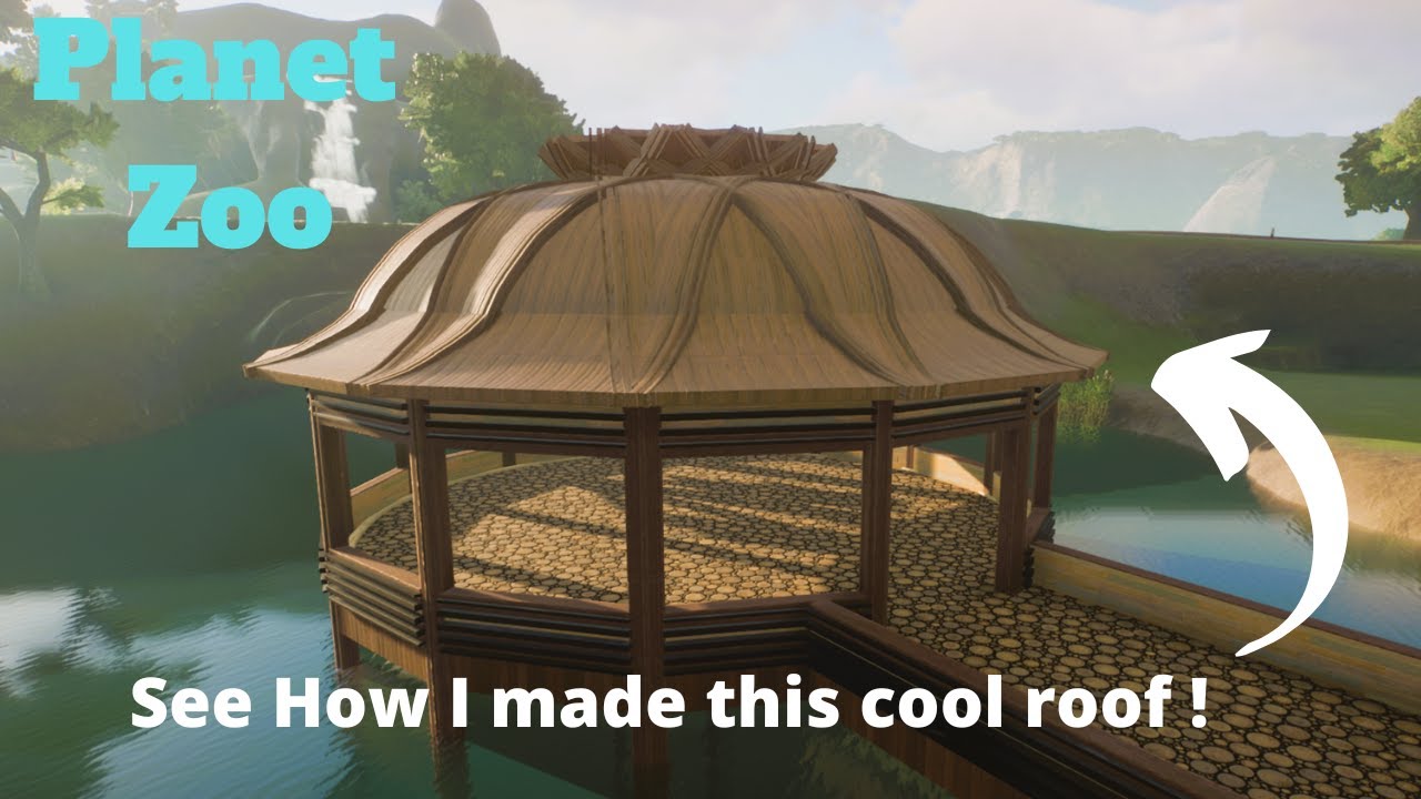 Cool Gazebo Roof Check it out! (Planet zoo - Franchise Speed build ...