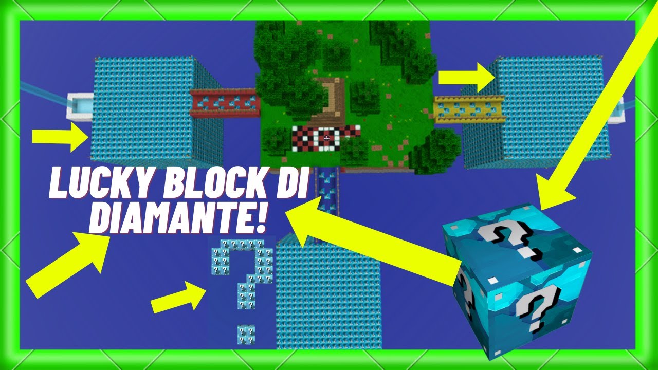 LUCKY BLOCK GIGANTI DI DIAMANTE!!! Minecraft ITA - YouTube