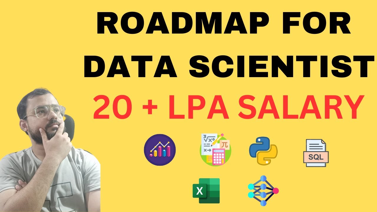 ROADMAP FOR DATA SCIENTIST| HOW TO BECOME A DATA SCIENTIST - YouTube