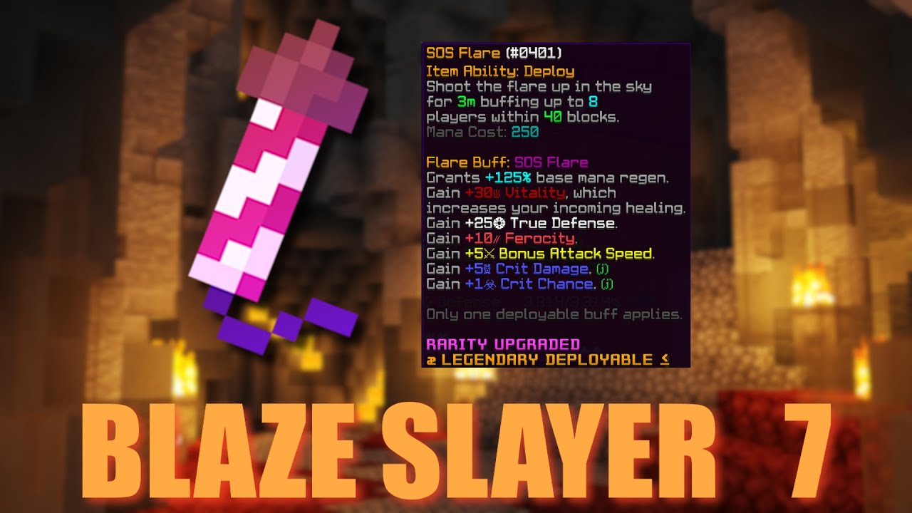 Finally, I Got The SOS FLARE !!! | Hypixel Skyblock - YouTube