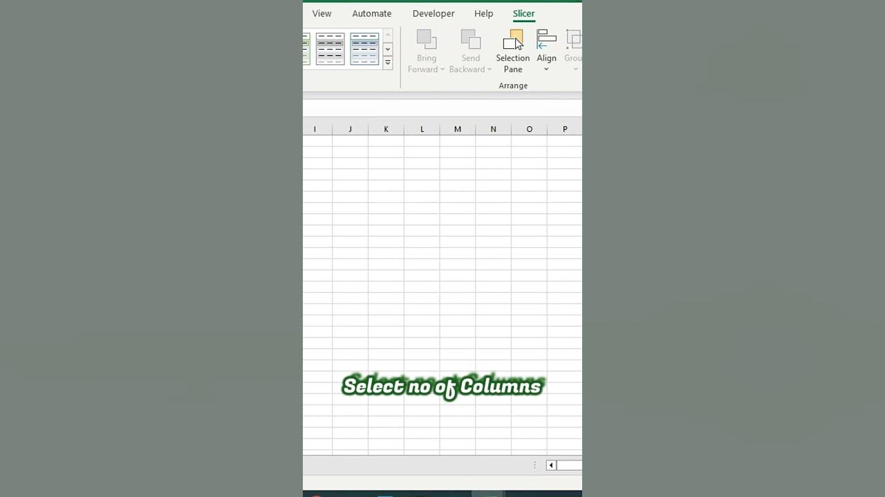 Insert Slicer Dynamically In Excel Exceltips Exceltricks Youtube