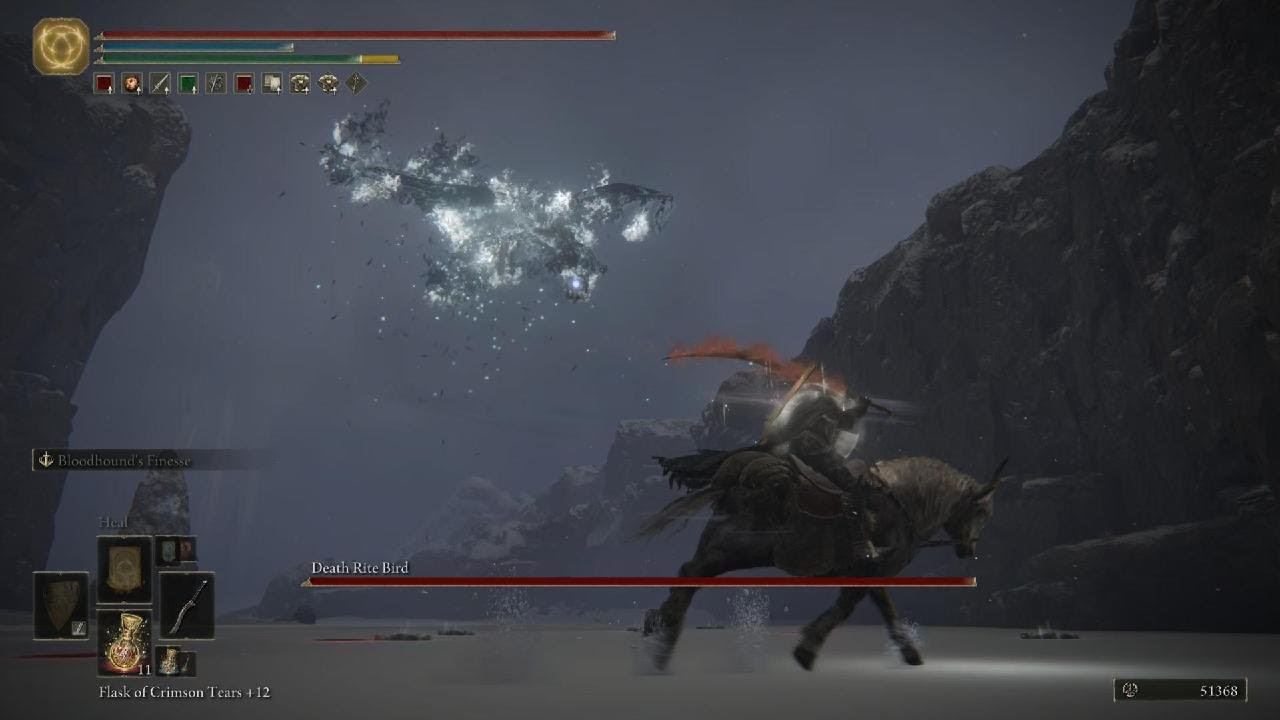 Elden Ring Death Rite Bird Boss Fight - YouTube
