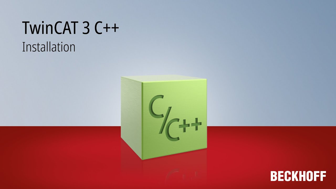 Tutorial: TwinCAT 3 C++ | Installation - YouTube