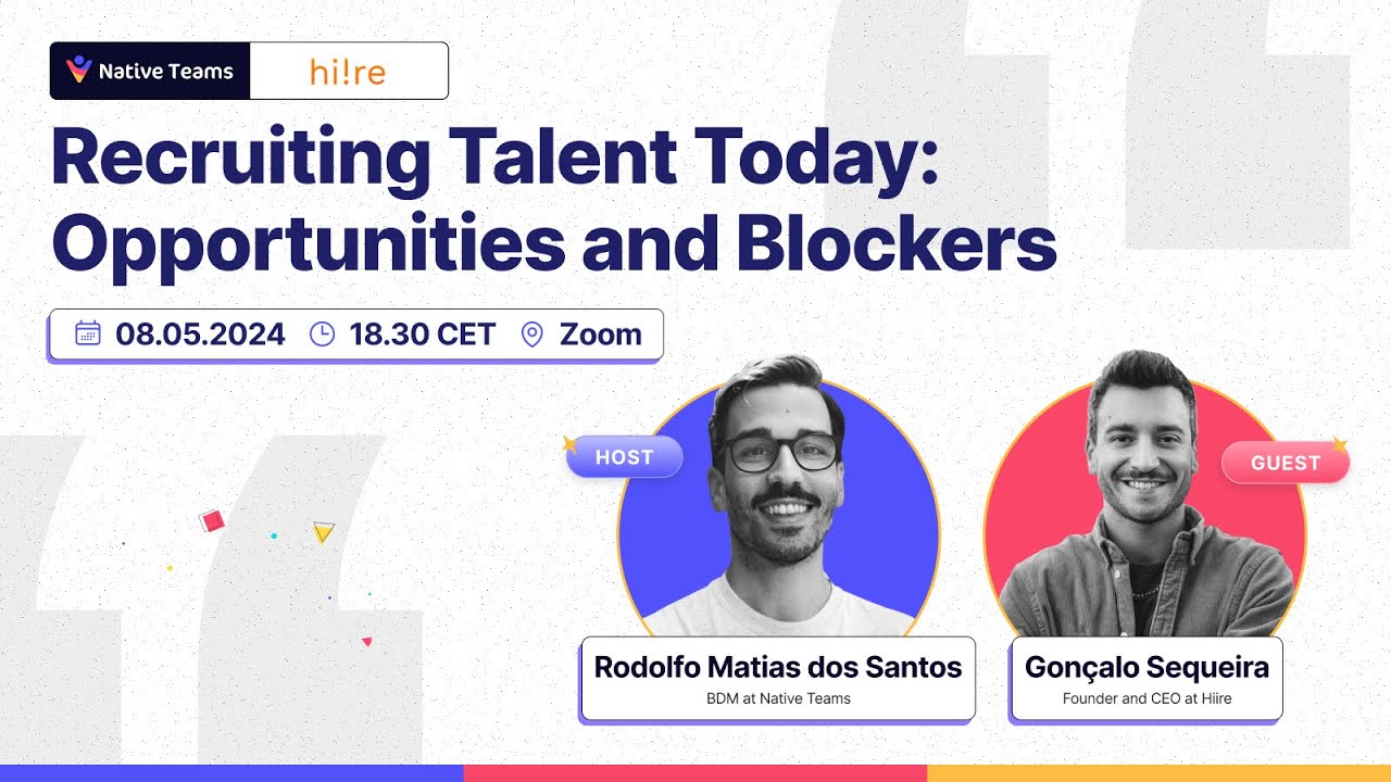 Recruiting talent today: Opportunities and blockers - YouTube