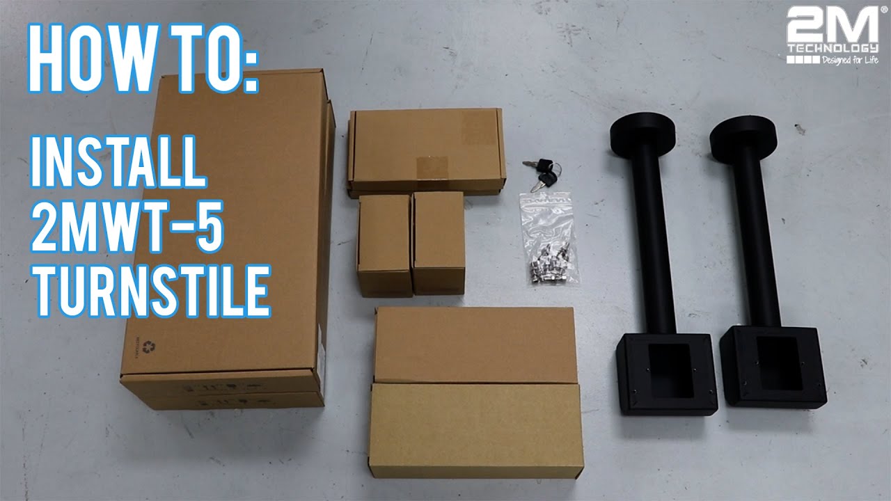 HOW TO: 2MWT-5 Turnstile Installation - YouTube