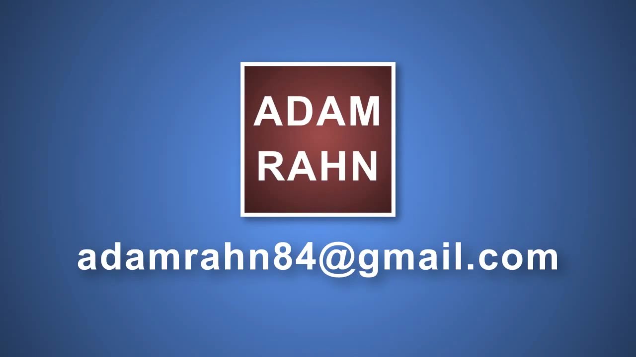 Adam Rahn 2013 Demo Reel - YouTube