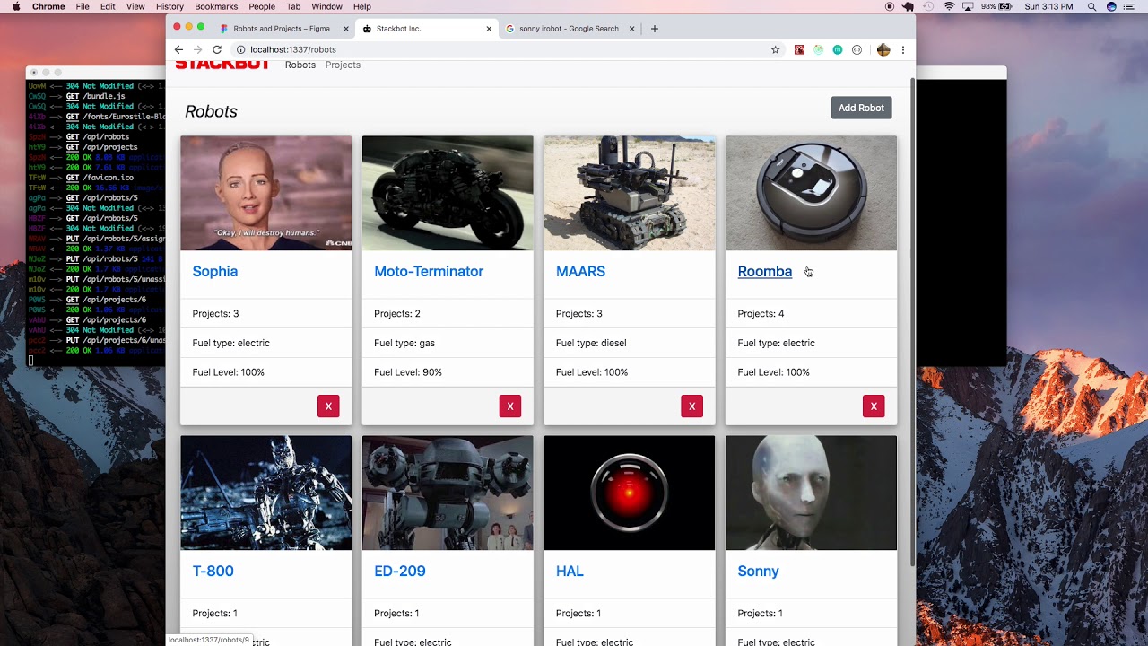 Fullstack Academy Junior Phase Final Project 'Stackbot' Demo. - YouTube