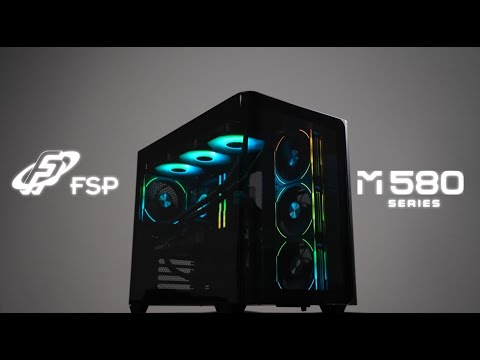 【M580】270° Panoramic Views Gaming PC Case | FSP - YouTube