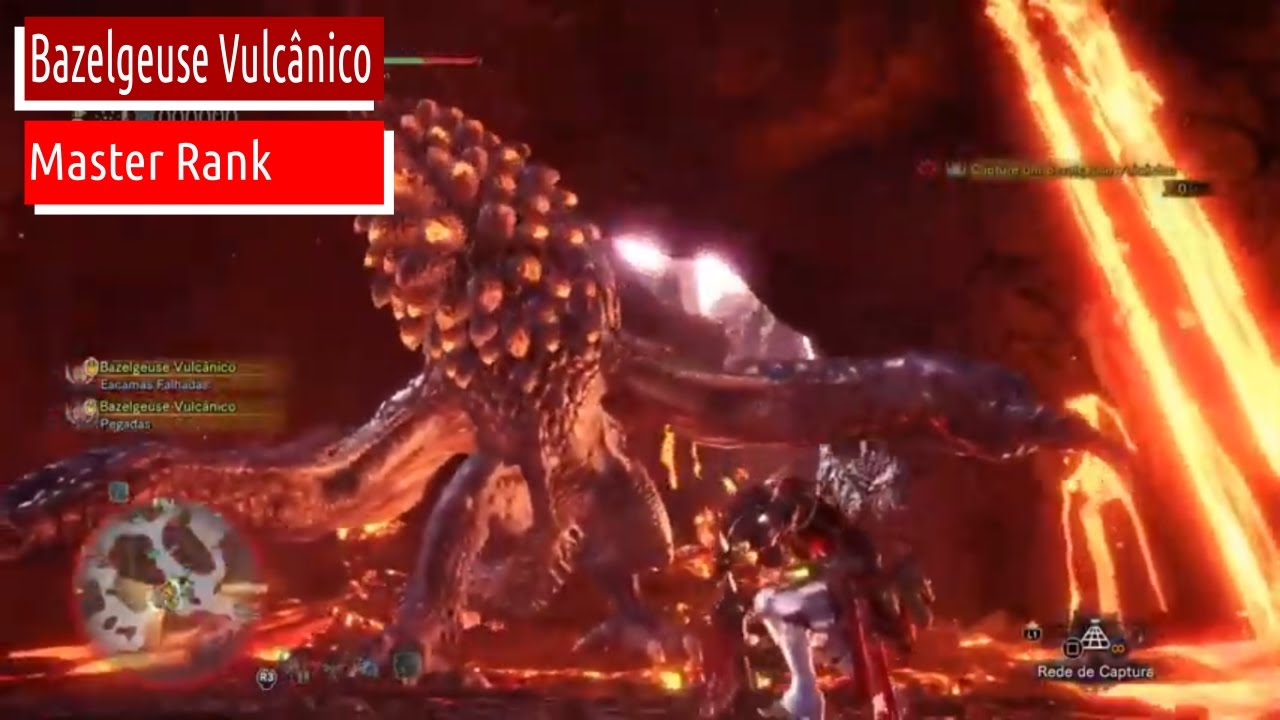 MHW Iceborne [Bazelgeuse Vulcânico][Master Rank][Capture] - YouTube