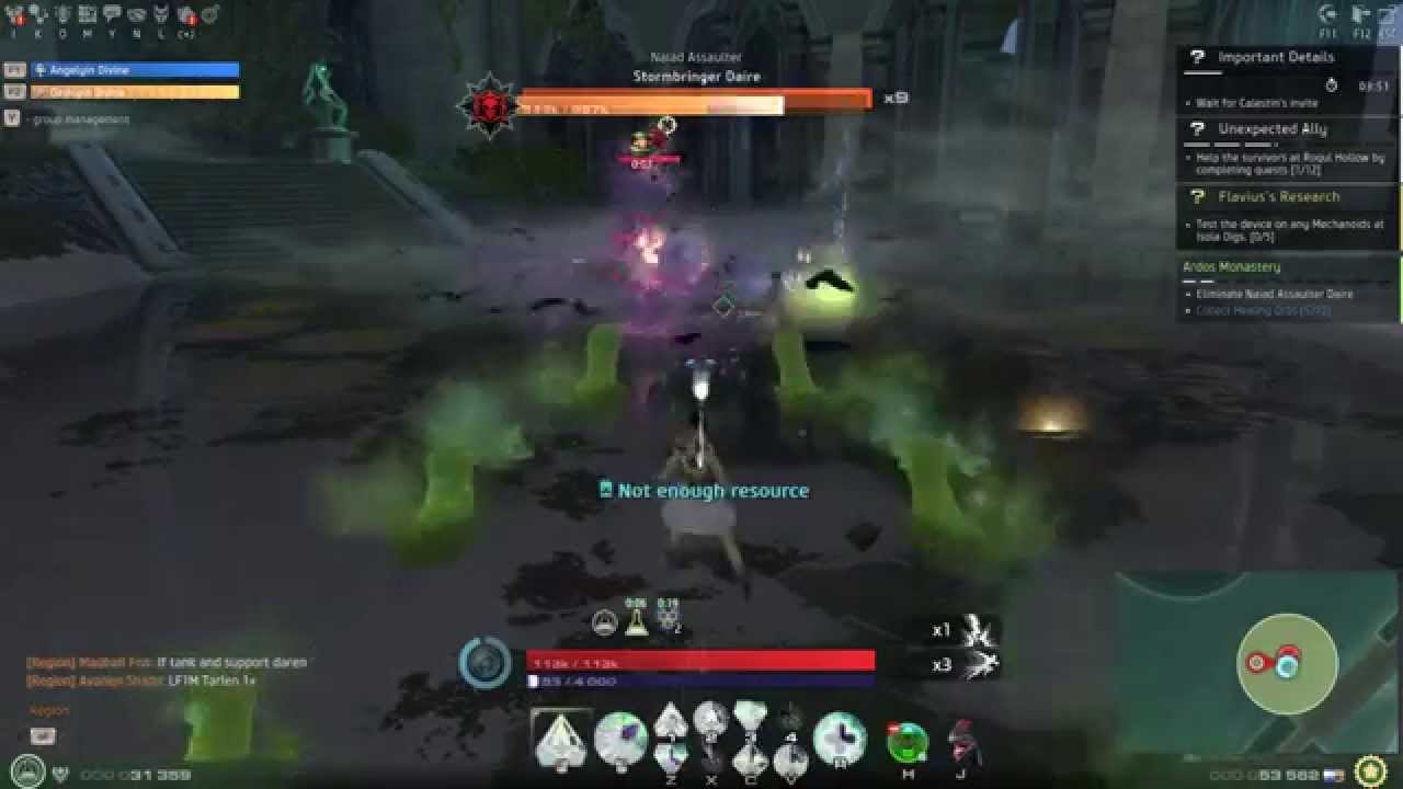 Skyforge Gameplay - Ardos Monastery - impossible - Alchemist/Witch duo ...