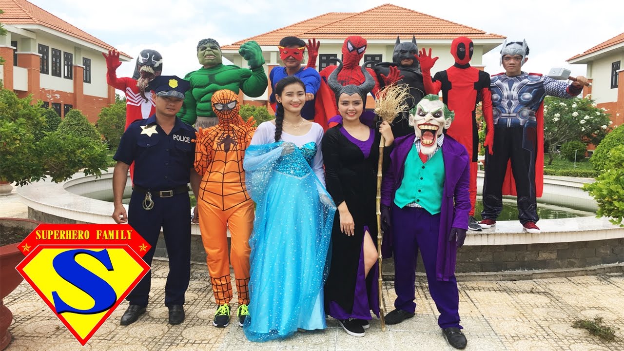 SuperHero Family Introduction - YouTube