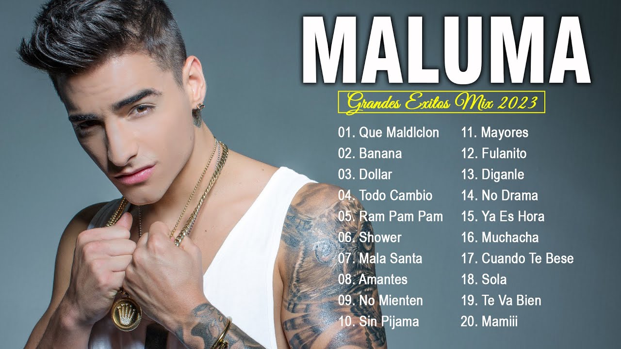 Grandes Exitos Mejores Canciones De MALUMA Album 2023 - YouTube