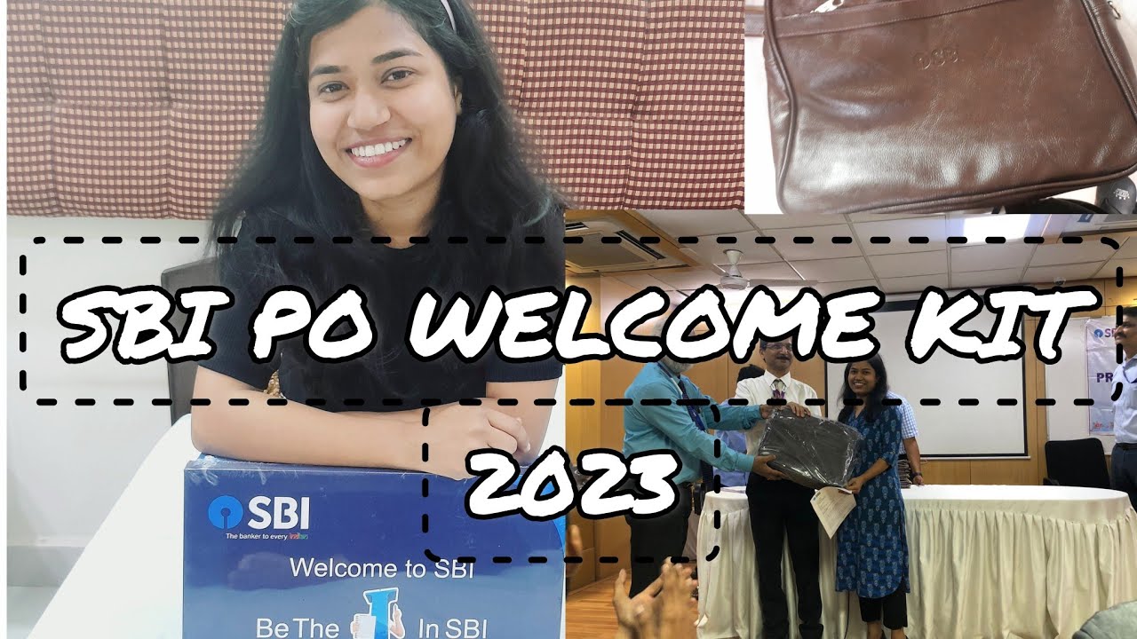 SBI PO welcome kit 2023 | Unboxing | Girls special smartwatch and ...