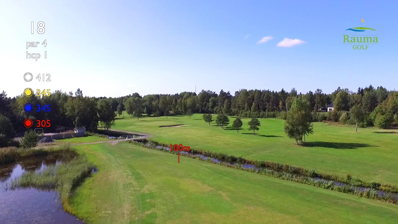 Rauma Golf - Väylä 9 - YouTube