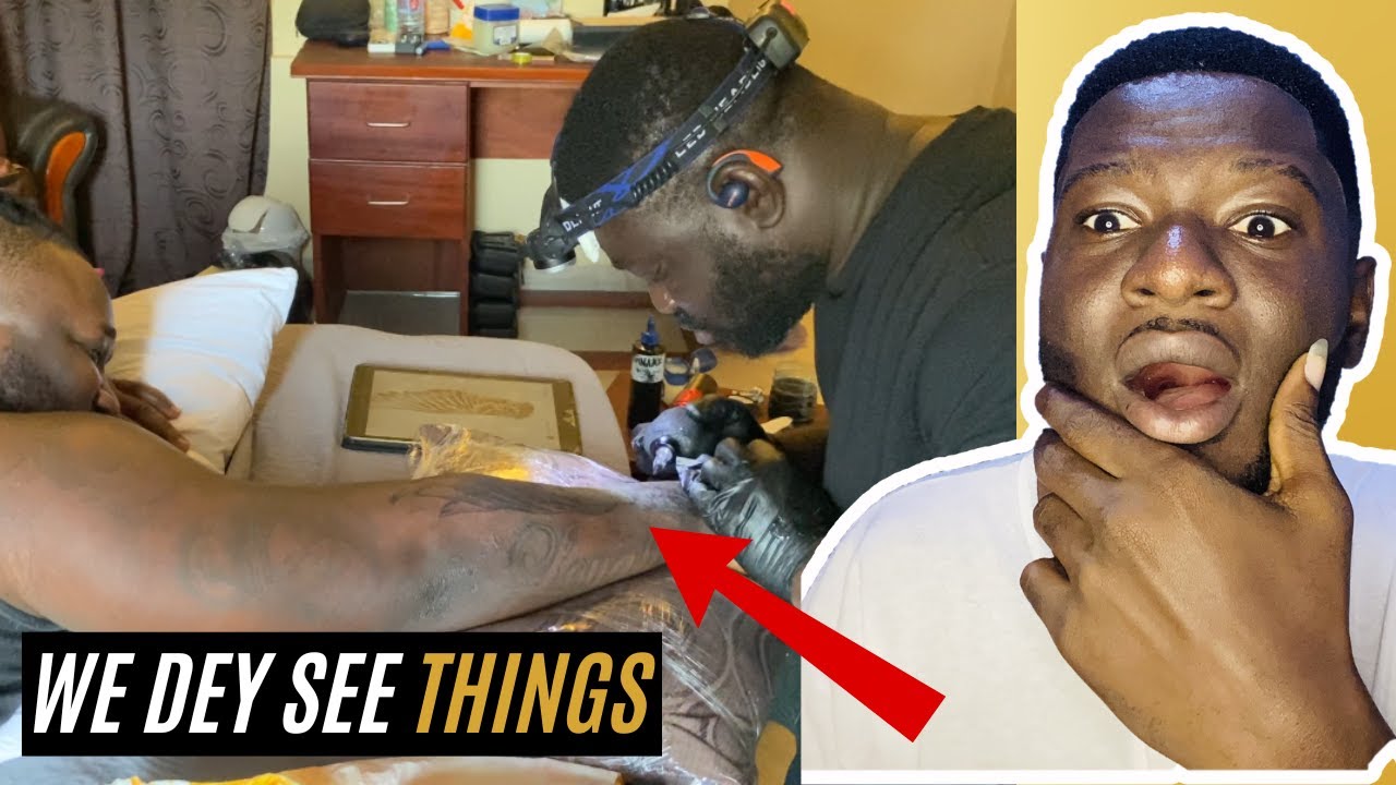 I Interviewed Tattoo Artist In Ghana - Some TATTOO ARTIST Ch0p The ...