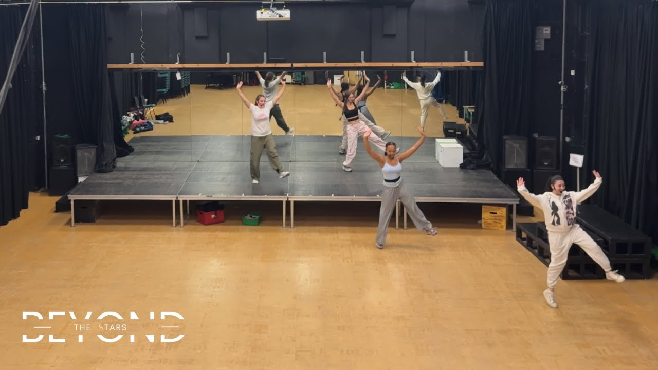 STARLINGS try the Maneater x Kairos dance during performance practice ...