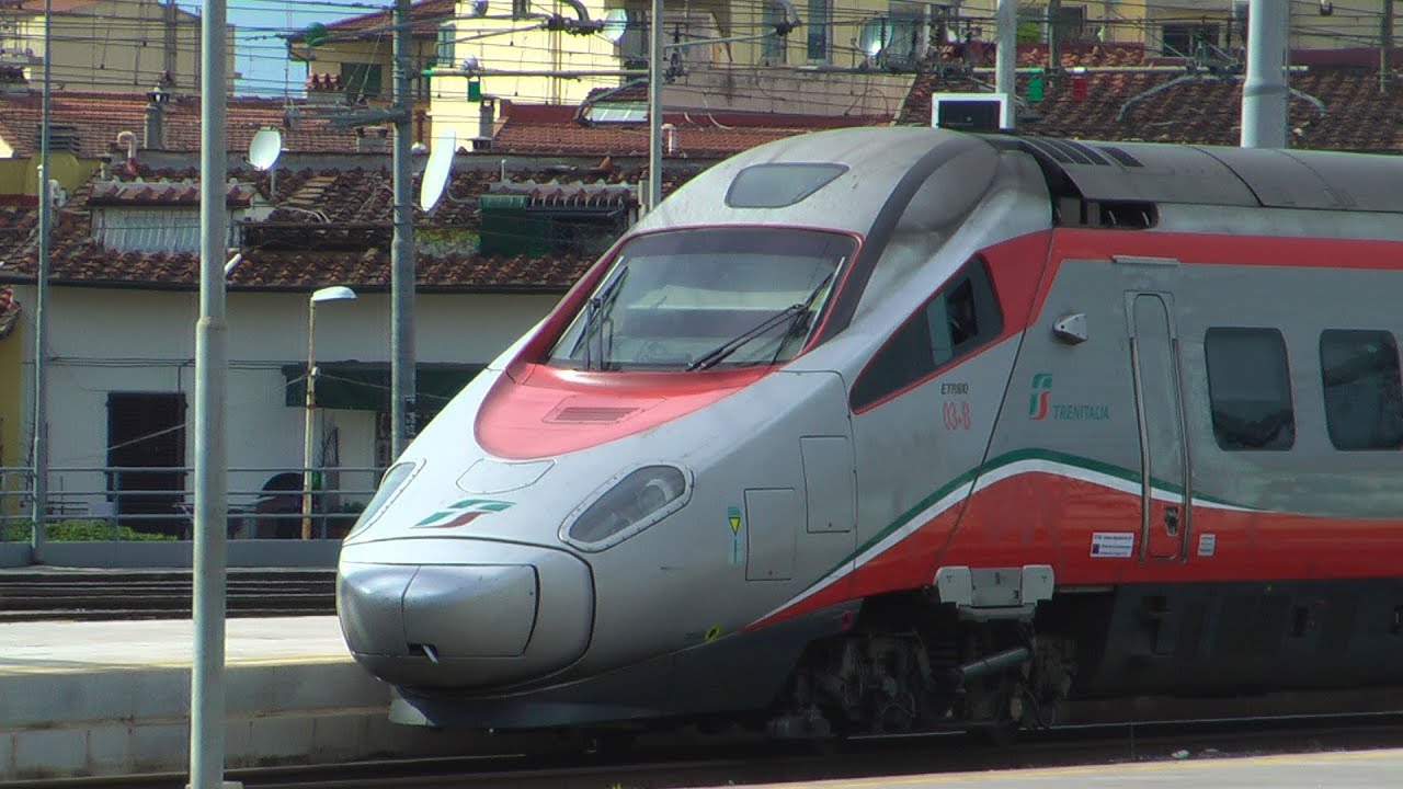 (HD) Florence Santa Maria Novella to Rome Termini - FS ETR 600 ...